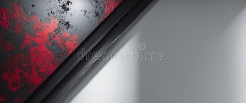 Abstract Metallic Red Black Background with Contrast Stock Photo ...