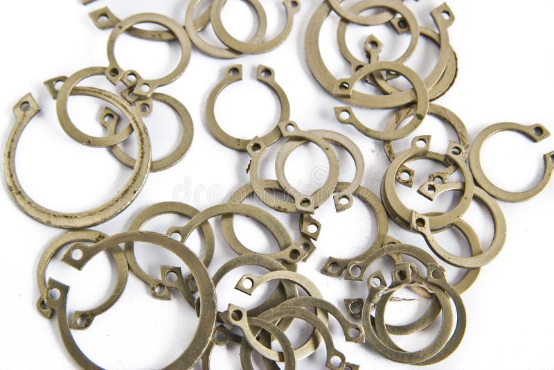 Abstract metallic rings stock photo. Image of pattern - 28495144