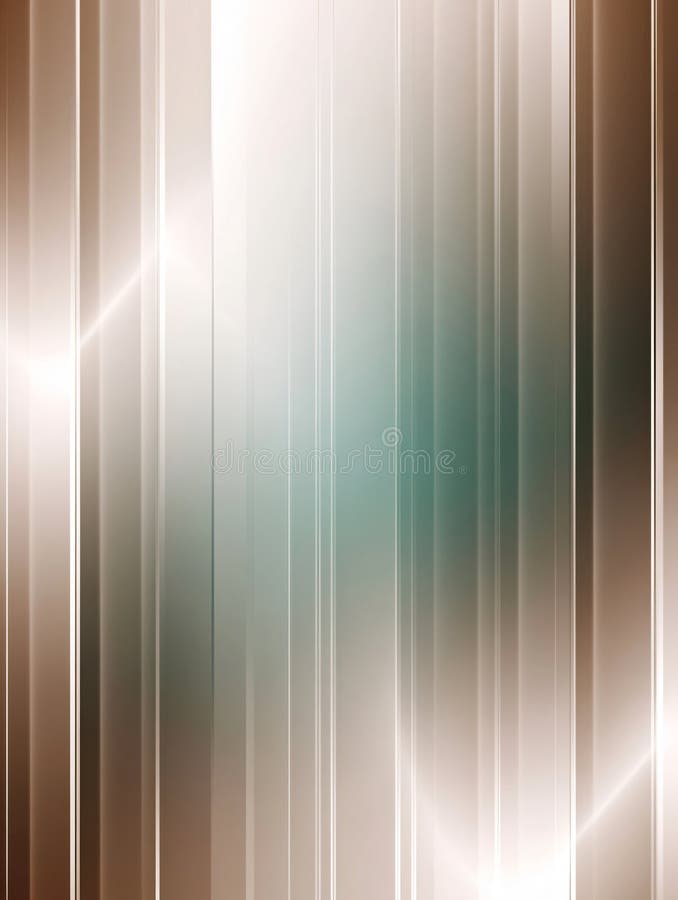 Abstract Metallic Stripes with Soft Light Reflections in a Contemporary ...