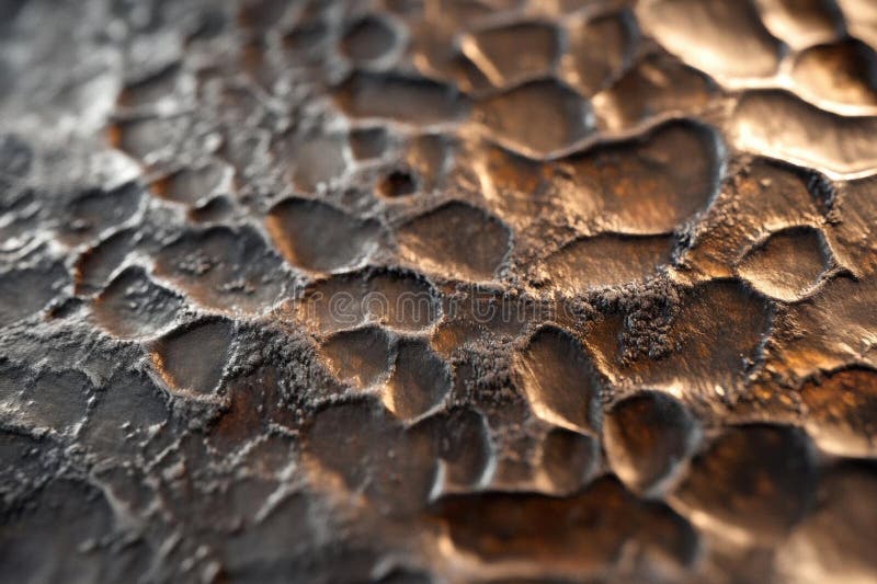 Abstract Metallic Texture, a Close-Up Look at a Unique Surface Stock ...