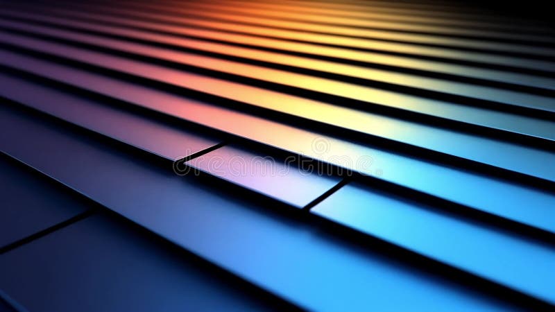 Abstract Metallic Texture, Colorful Gradient, Dark Background, Design ...