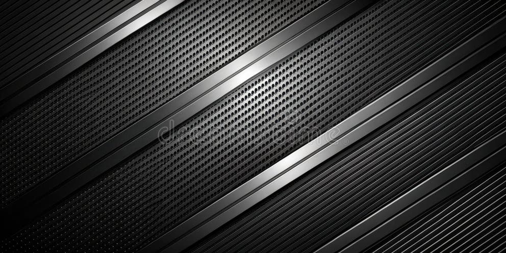 Abstract Metallic Texture with Diagonal Lines and Perforated Pattern ...