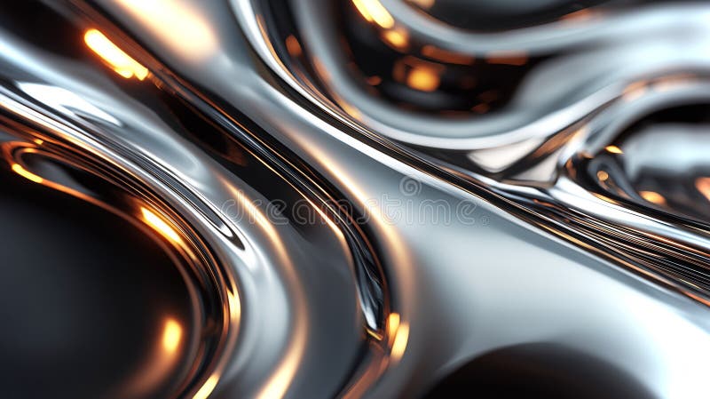 Abstract Metallic Texture with Flowing Lines, Perfect for Eco-friendly ...