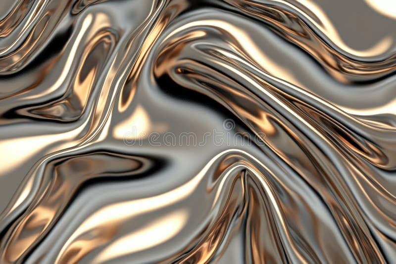 Abstract Metallic Texture with Flowing Patterns Ideal for Backgrounds ...