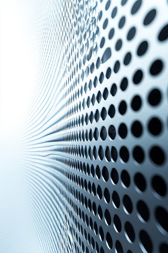 Abstract Metallic Texture Seamless Perforated Metal with Gradient and ...