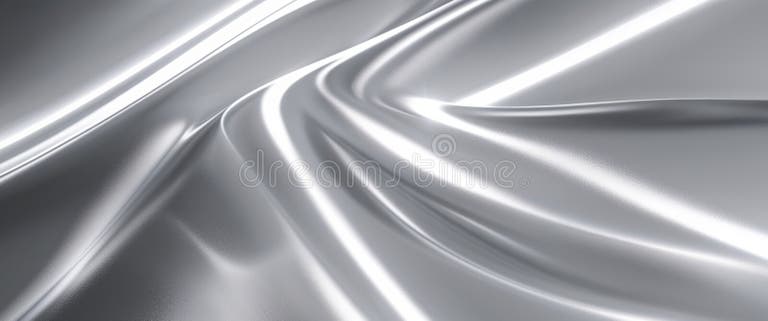 Abstract Metallic Texture with Silver Light Streaks. Stock Photo ...