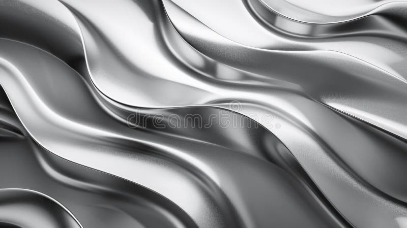 Silver Wave Metallic Background Stock Illustrations – 10,068 Silver ...