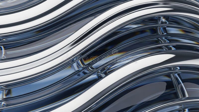 Abstract Metallic Wavy Lines Stock Illustrations – 9,911 Abstract ...
