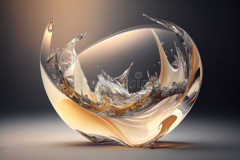 Abstract Metamorphose Change Quartz Crystal White Transparent Stock ...