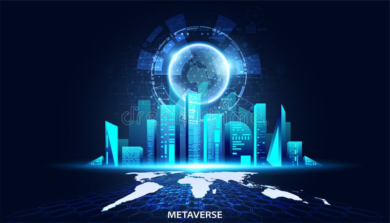 Metaverse Buildings Digital Stock Illustrations – 858 Metaverse ...