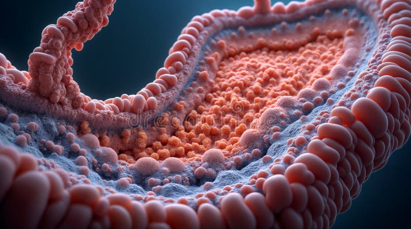 Abstract Microcellular Structure Discovery Stock Illustration ...