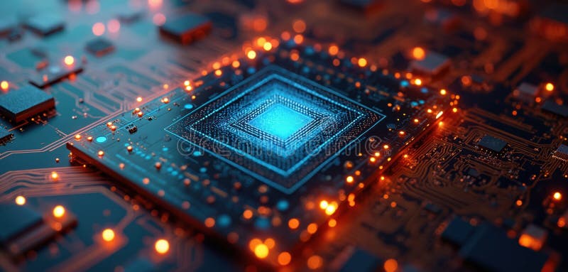 Abstract Microchip Circuit Board Stock Illustrations – 54,094 Abstract ...