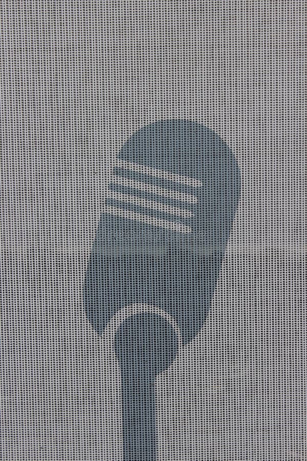 Abstract Microphone Symbol. Macro. Russia. Stock Illustration ...