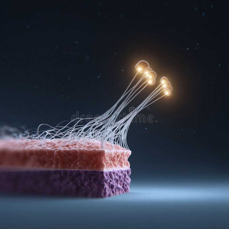 Abstract Microscopic Structure. Perfect for Illustrating Medical ...