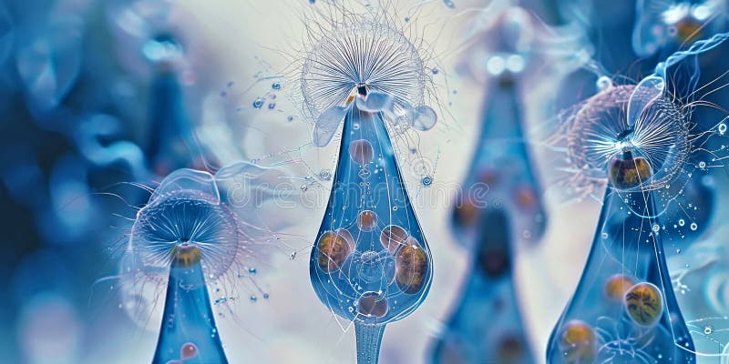 Plant cells stock illustration. Illustration of micro - 278011875