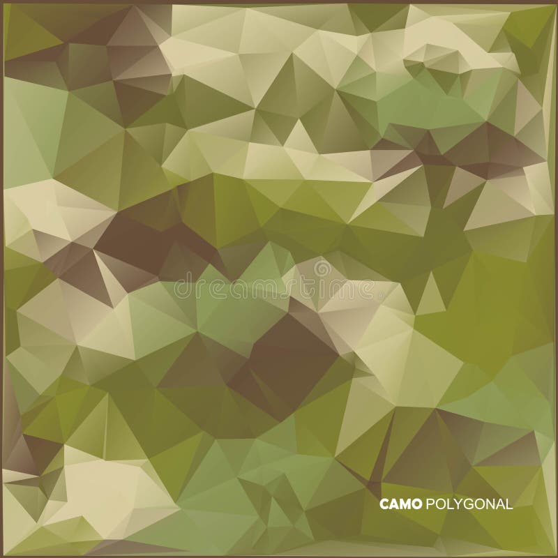 Abstract Military Camouflage Background Made of Geometric Triangles ...