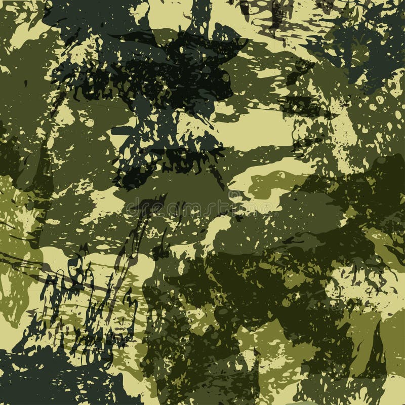 Abstract Military Camouflage Background Made of Splash. Camo Pattern ...
