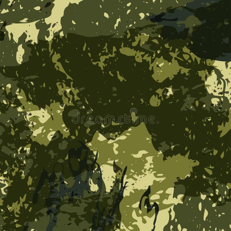 Abstract Military Camouflage Background Made of Splash. Camo Pattern ...