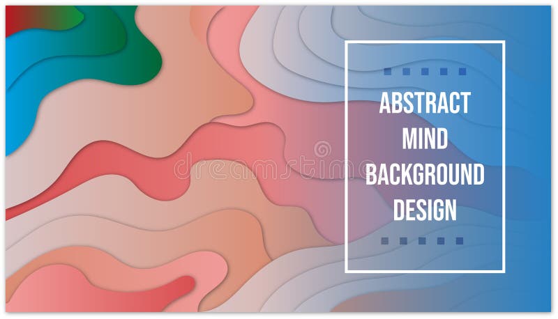 Abstract Mind Background Design Stock Vector - Illustration of line ...