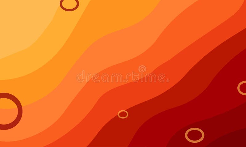 Abstract Minimal Background with Orange Color Stock Vector ...