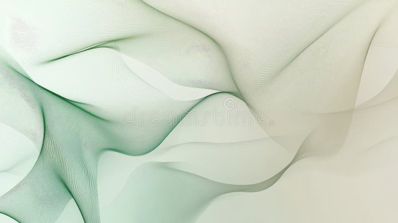 Abstract Minimal Background with Soft Muted Colors Like Mint Green and ...