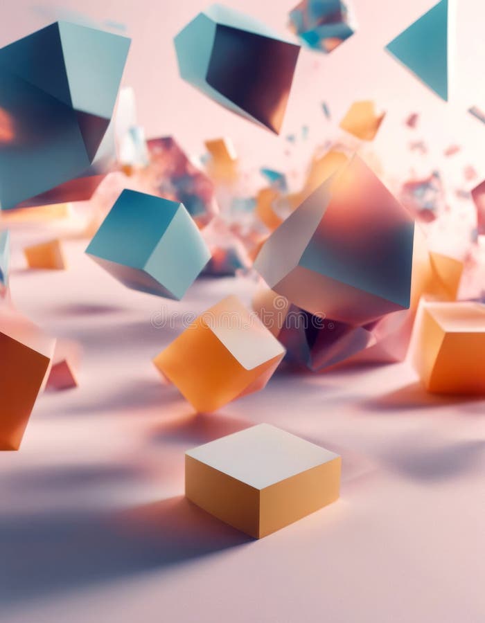 Abstract Minimal Geometric Technology Liquid Background Shapes Paper ...