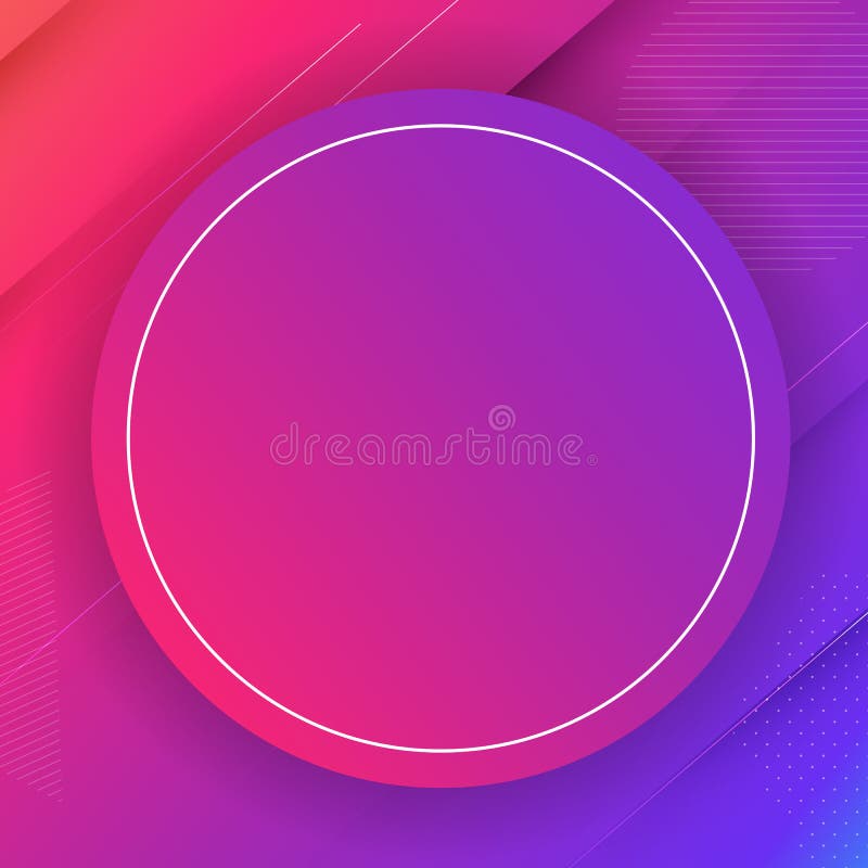 Abstract Minimal Gradient Shapes Geometric Background. Vector ...