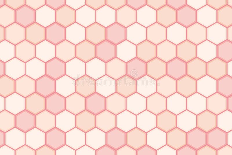 Abstract Minimal Hexagonal Pattern Design of Pastel Tone Background ...