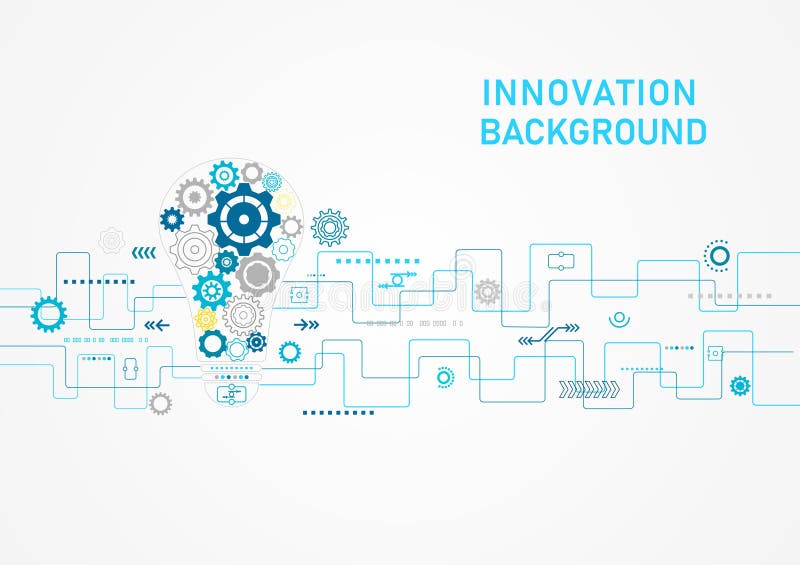 Abstract Minimal Innovation Technology Background the Light Bulb Has a ...