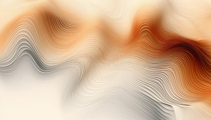 Abstract Minimal Lines Waves Pattern Background Stock Illustration ...