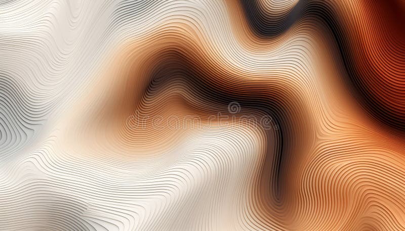 Abstract Minimal Lines Waves Pattern Background Stock Illustration ...