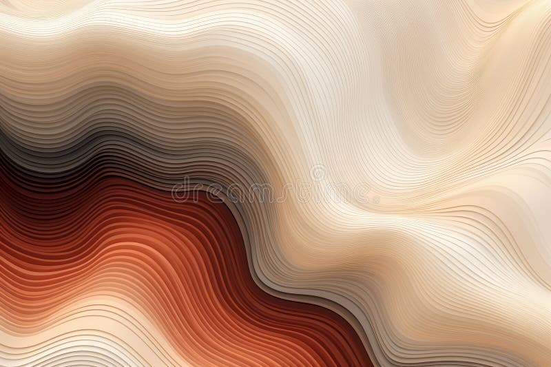 Abstract Minimal Lines Waves Pattern Background Stock Illustration ...