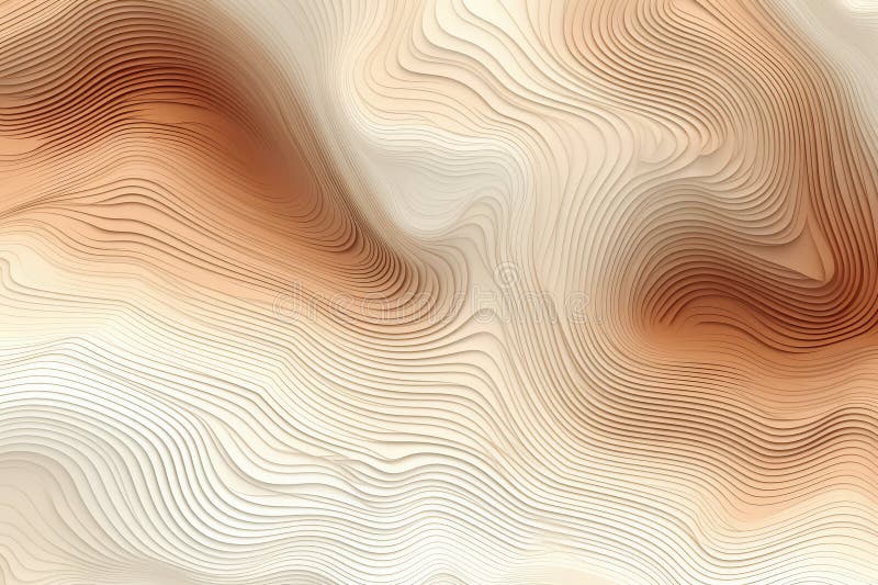 Abstract Minimal Lines Waves Pattern Background Stock Illustration ...