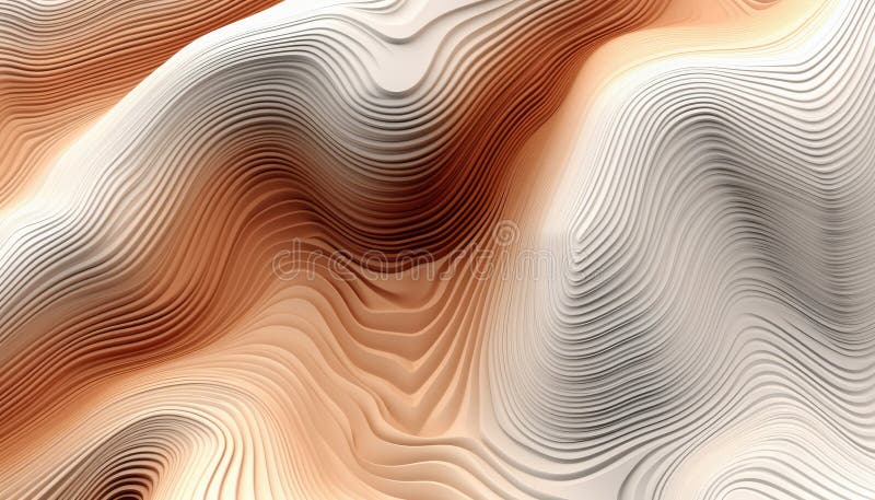 Abstract Minimal Lines Waves Pattern Background Stock Illustration ...