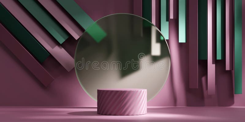 Abstract Minimal Modern Podium Platform for Product Display Showcase 3D ...