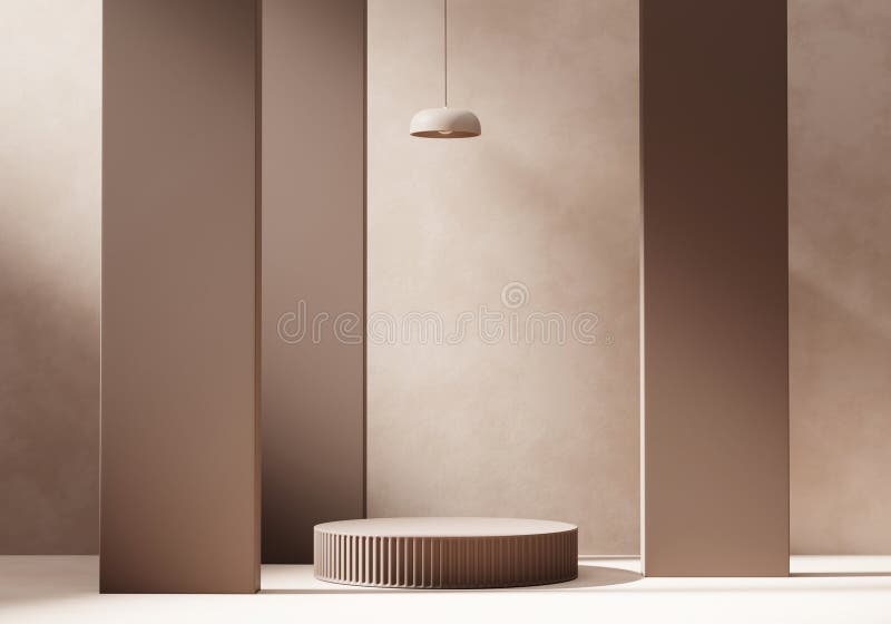 Abstract Minimal Modern Podium Platform for Product Display Showcase 3D ...