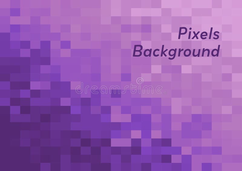 Abstract Minimal Pixel Art Background Gradient of Purple Color ...