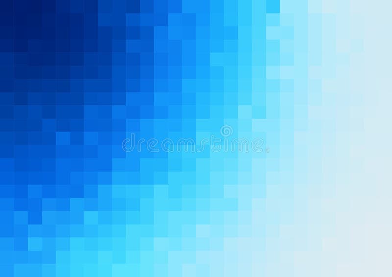 Abstract Minimal Pixel Background in Blue Gradient Vector Template for ...
