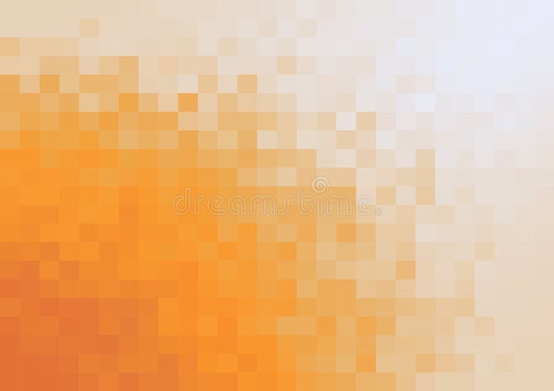 Abstract Minimal Pixel Background in Orange Gradient Vector Template ...