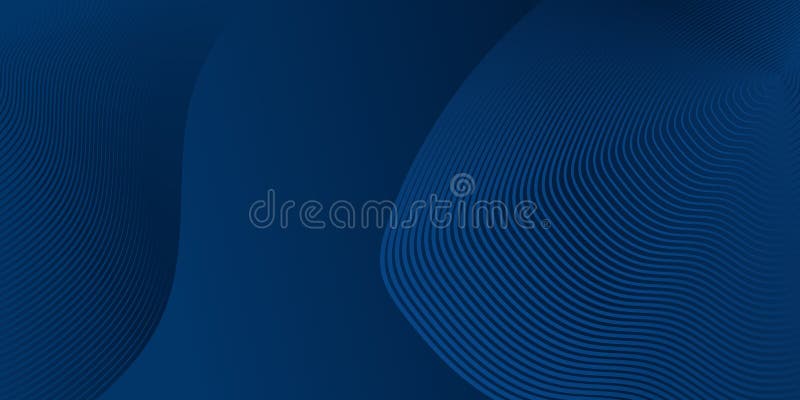 Abstract Minimal Wave Background with Blue Color Stock Vector ...