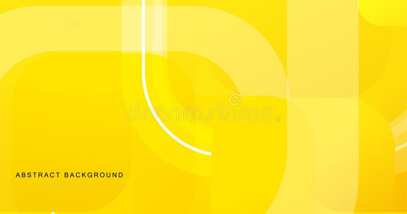 Abstract Minimal Yellow Geometric Shape Background. Website, Banner and ...
