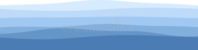 Abstract Minimalist Blue Gradient Ocean Waves Background Art Design ...