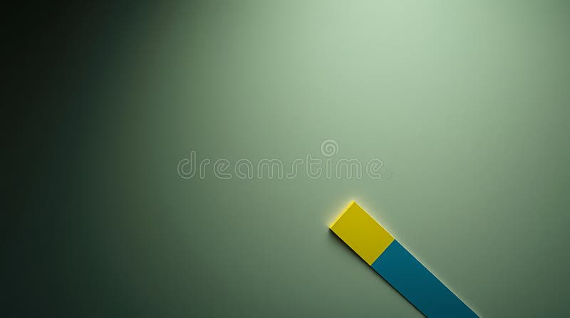 Abstract Minimalist Design: Bi-colored Bar on a Gradient Background ...