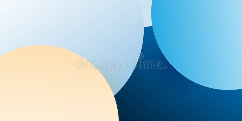 Abstract Minimalist Geometric Brown and Blue Background, Circles ...