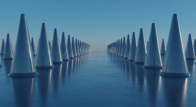 Abstract Cone Formation stock illustration. Illustration of formation ...