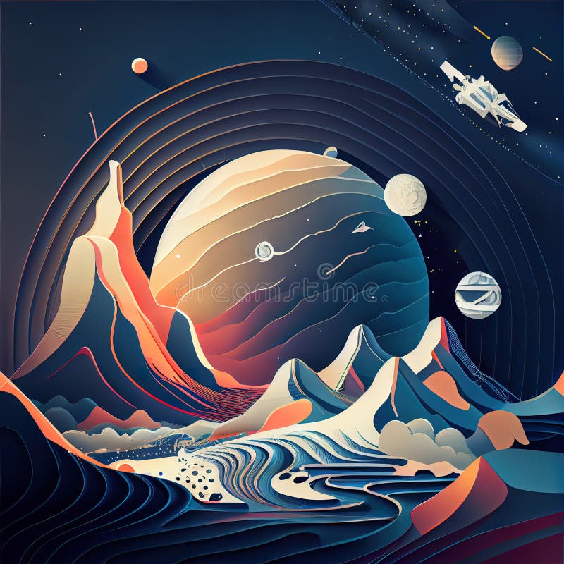Moonscape Landscape Stock Illustrations – 356 Moonscape Landscape Stock ...