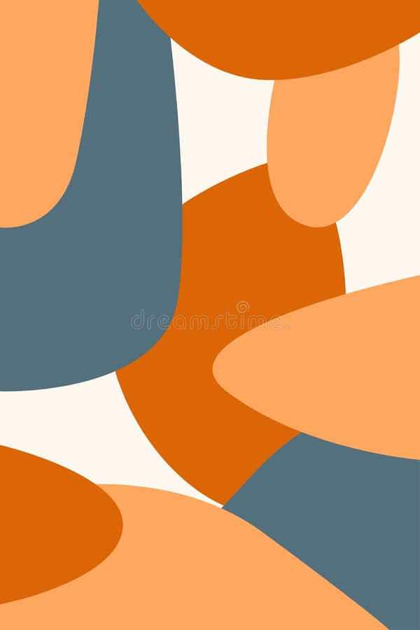 Abstract Minimalist Shape Pattern Background Stock Vector ...