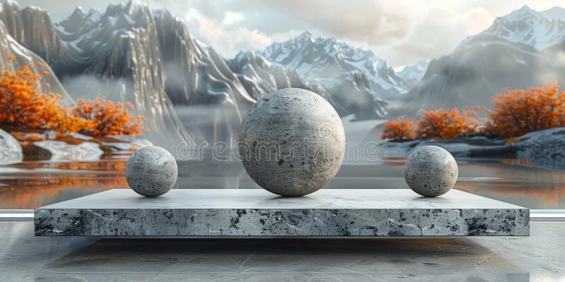 Abstract Minimalist Shapes that Play with the Concept of Weight and ...