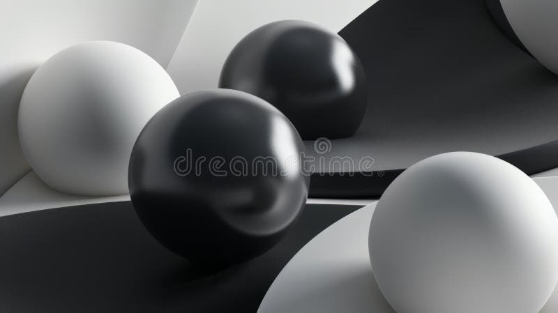 Abstract Minimalist Shapes that Play with the Concept of Weight and ...