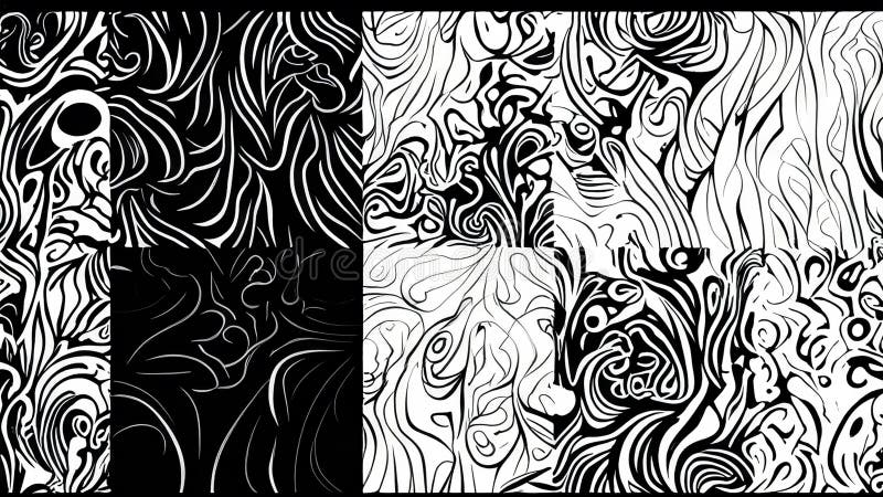 Abstract Minimalist Wallpaper in Black, White and Grayscale 4K Stock ...